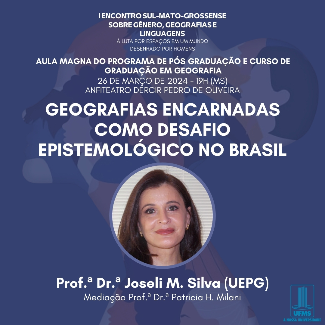 Aula Magna Dos Cursos De Graduação E Pós Graduação Em Geografia